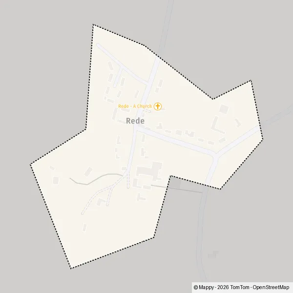 Map Rede: map of Rede (IP29 4) and practical information