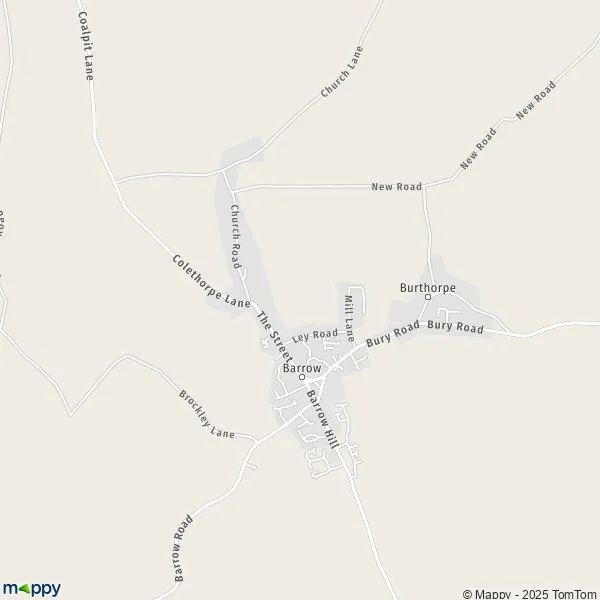 Map Barrow: map of Barrow (IP29 5) and practical information