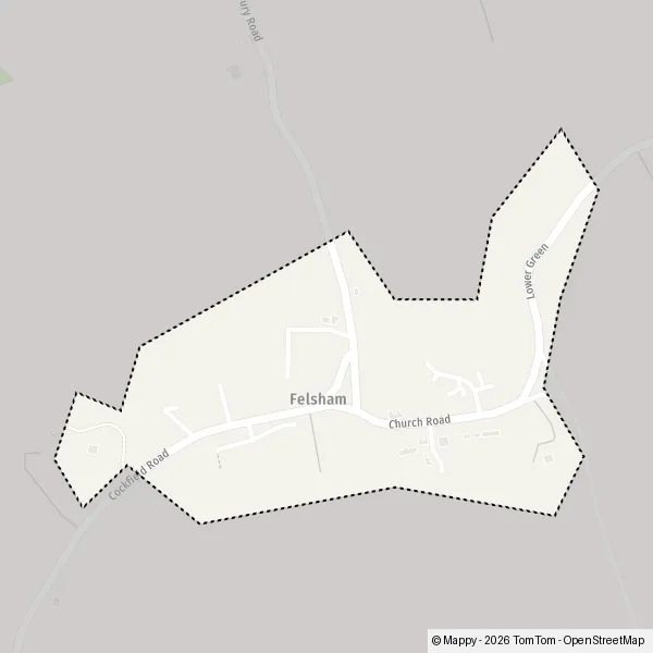 Map Felsham: map of Felsham (IP30 0) and practical information