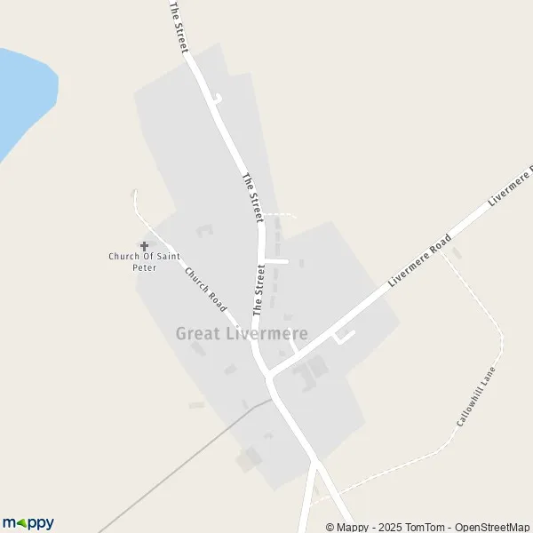 Map Great Livermere: map of Great Livermere (IP31 1) and practical ...