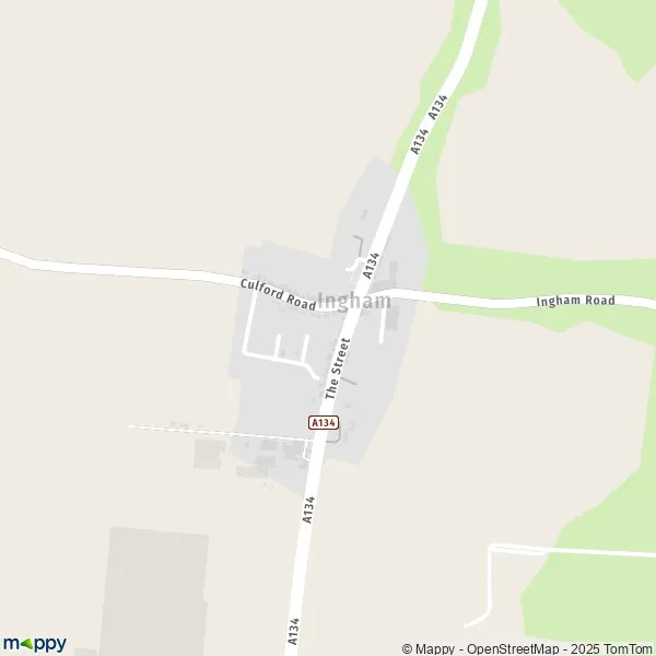 Map Ingham: map of Ingham (IP31 1) and practical information
