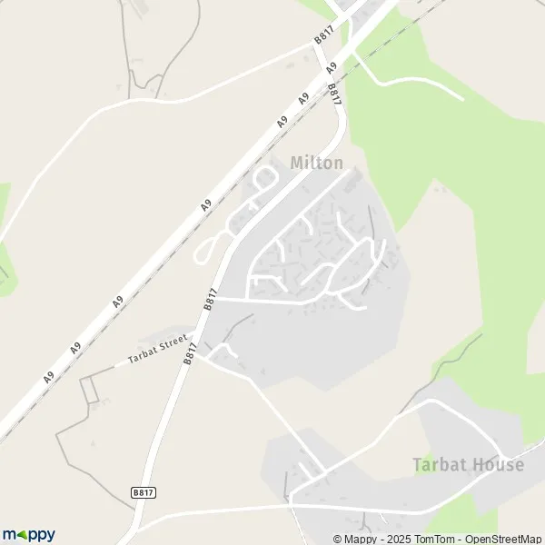 Map Milton: map of Milton (IV18 0) and practical information