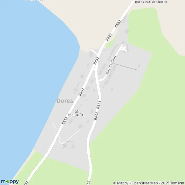 Map Dores: map of Dores (IV2 6) and practical information