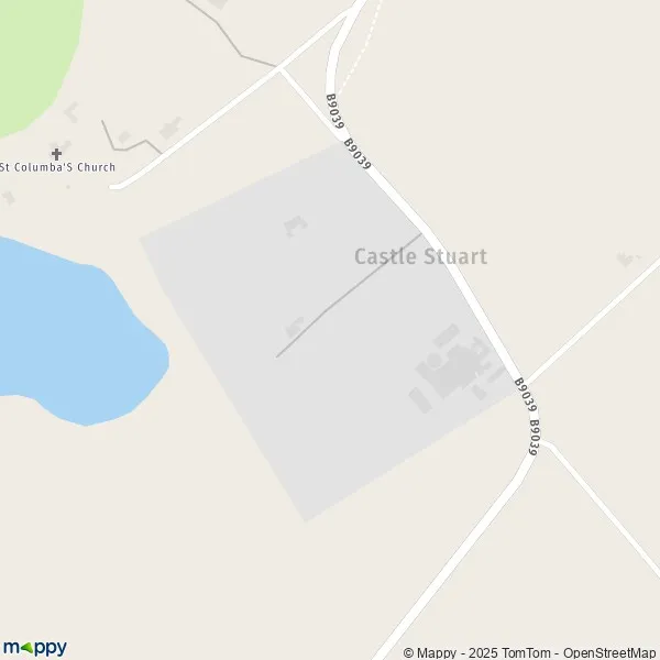 Map Castle Stuart: map of Castle Stuart (IV2 7) and practical information