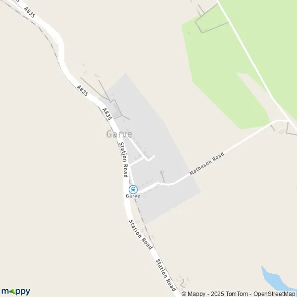 Map Garve: map of Garve (IV23 2) and practical information