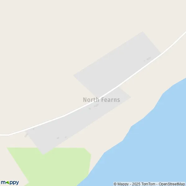 Map North Fearns: map of North Fearns (IV40 8) and practical information