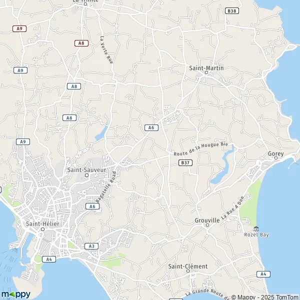 Map Saint Saviour: map of Saint Saviour (JE2 4) and practical information