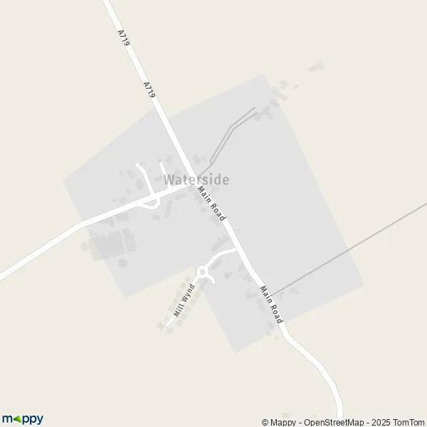 Map Waterside: map of Waterside (KA3 6) and practical information