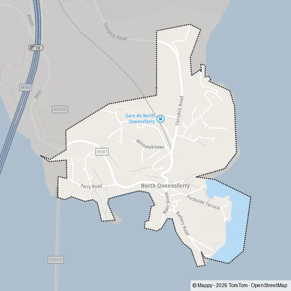 Map North Queensferry: map of North Queensferry (KY11 1) and practical ...