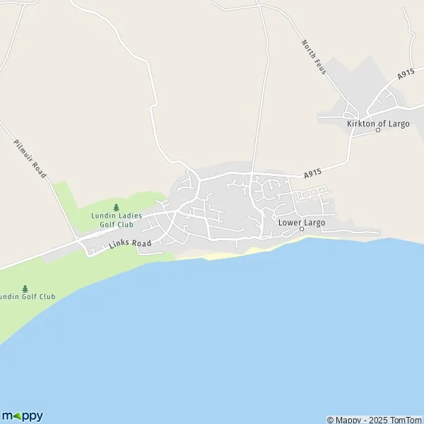 Map Lower Largo: map of Lower Largo (KY8 6) and practical information