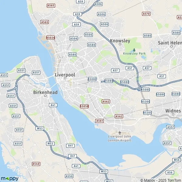 Map Liverpool: map of Liverpool (L1 0) and practical information