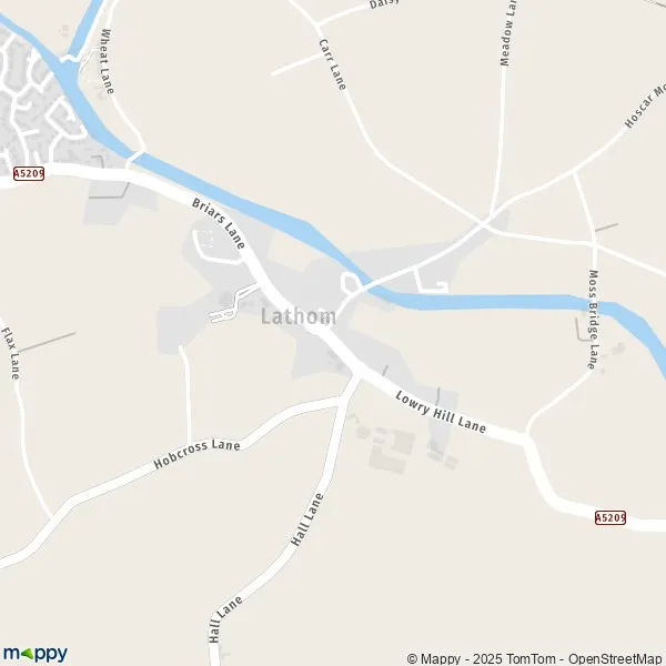 Map Lathom: map of Lathom (L40 5) and practical information