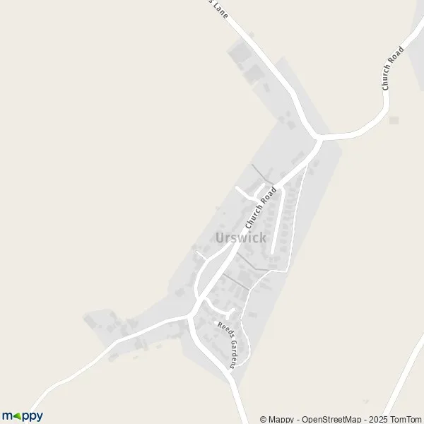 Map Urswick: map of Urswick (LA12 0) and practical information