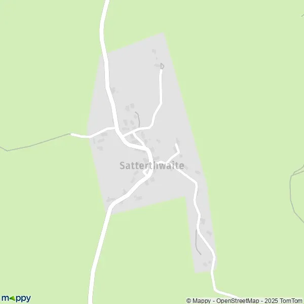 Map Satterthwaite: map of Satterthwaite (LA12 8) and practical information