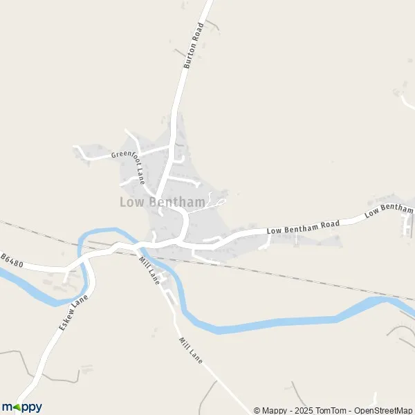 Map Low Bentham: map of Low Bentham (LA2 7) and practical information
