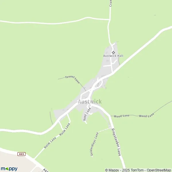 Map Austwick: map of Austwick (LA2 8) and practical information