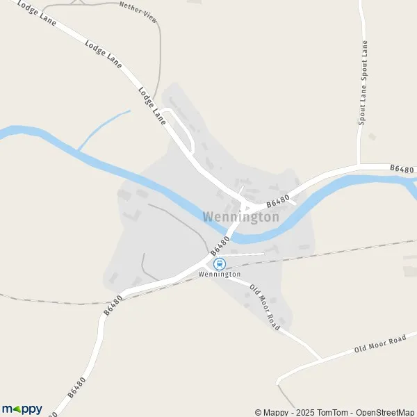 Map Wennington: map of Wennington (LA2 8) and practical information