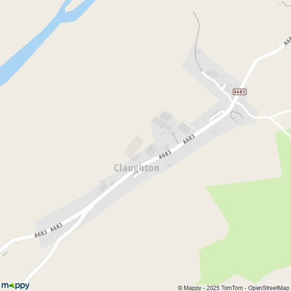 Map Claughton: map of Claughton (LA2 9) and practical information