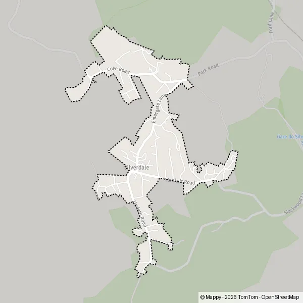 Map Silverdale: map of Silverdale (LA5 0) and practical information