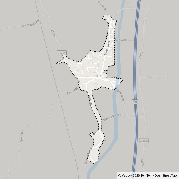 Map Holme: map of Holme (LA6 1) and practical information