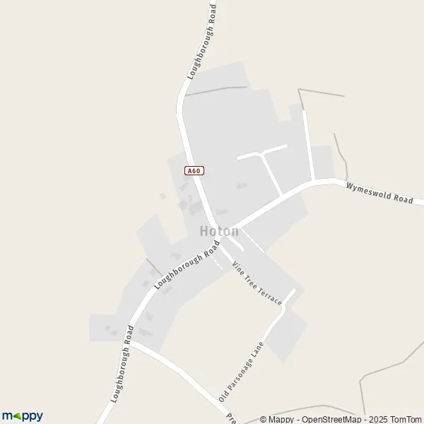 Map Hoton: map of Hoton (LE12 5) and practical information