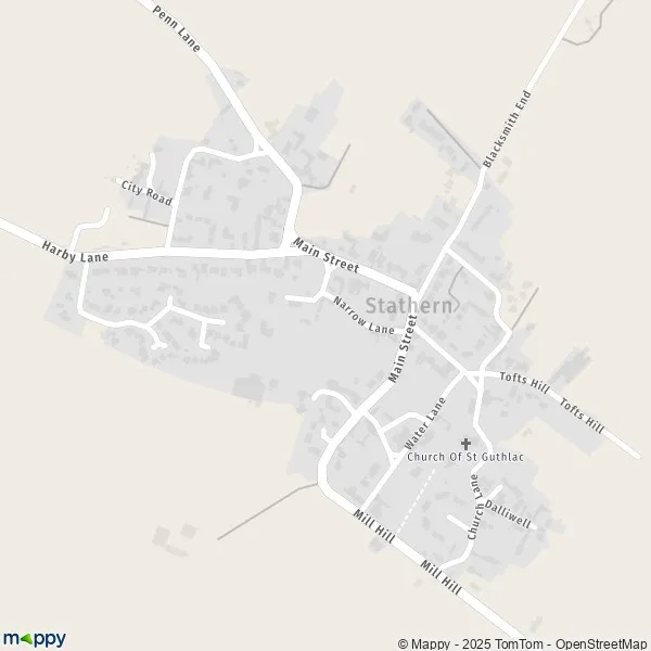 Map Stathern: map of Stathern (LE14 4) and practical information