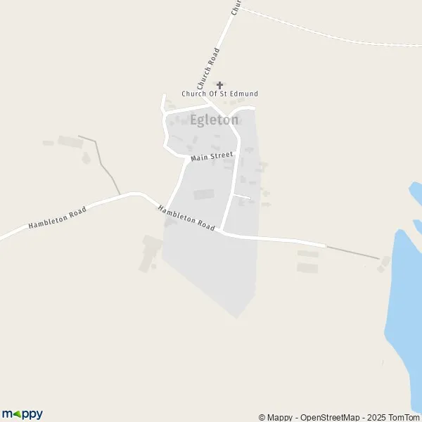 Map Egleton: map of Egleton (LE15 8) and practical information