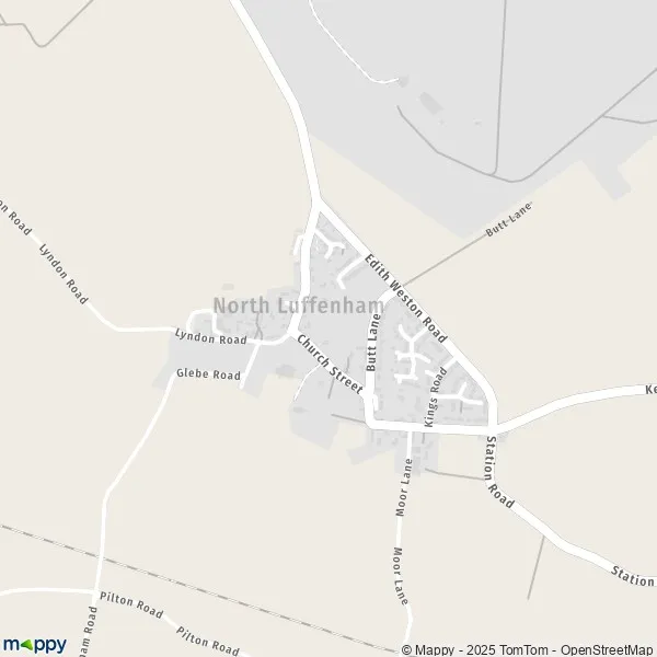 Map North Luffenham: map of North Luffenham (LE15 8) and practical ...