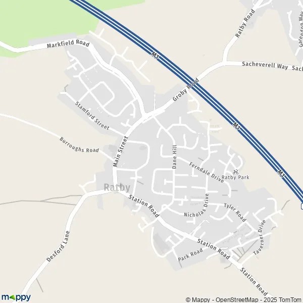 Map Ratby: map of Ratby (LE6 0) and practical information