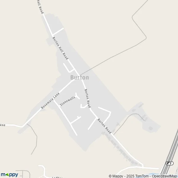 Map Burton: map of Burton (LL12 0) and practical information