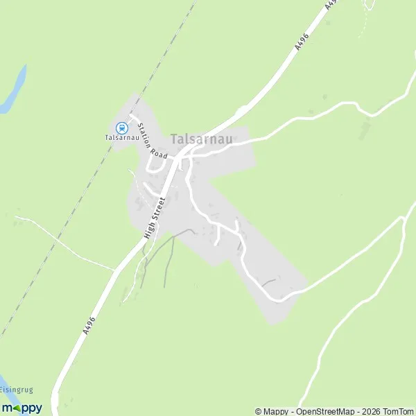 Map Talsarnau: map of Talsarnau (LL47 6) and practical information