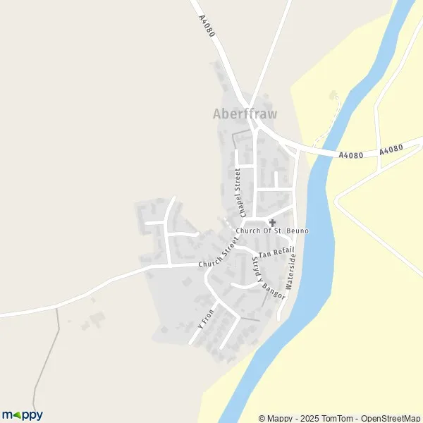 Map Aberffraw: map of Aberffraw (LL63 5) and practical information