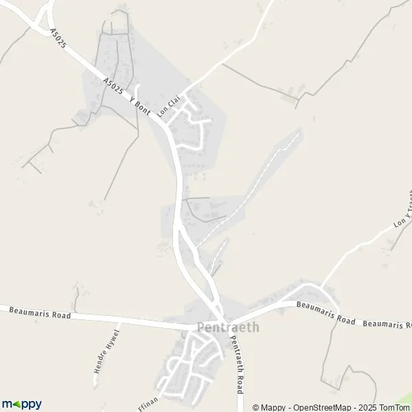 Map Pentraeth: map of Pentraeth (LL75 8) and practical information