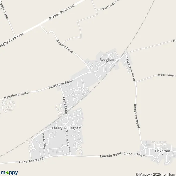 Map Reepham: map of Reepham (LN3 4) and practical information