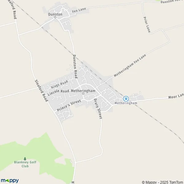 Map Metheringham: map of Metheringham (LN4 3) and practical information