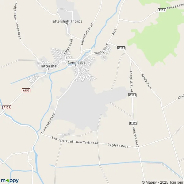 Map Coningsby: map of Coningsby (LN4 4) and practical information