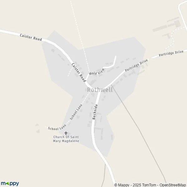 Map Rothwell: map of Rothwell (LN7 6) and practical information