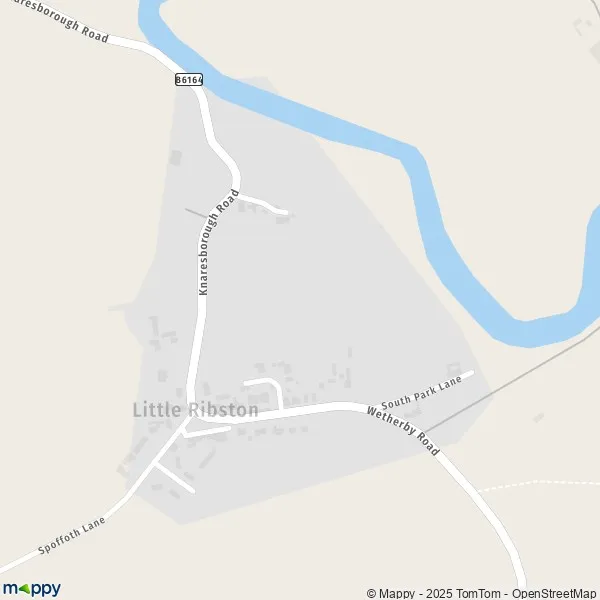Map Little Ribston: map of Little Ribston (LS22 4) and practical ...