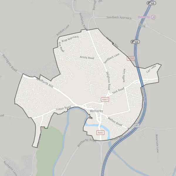 Map Wetherby: map of Wetherby (LS22 6) and practical information