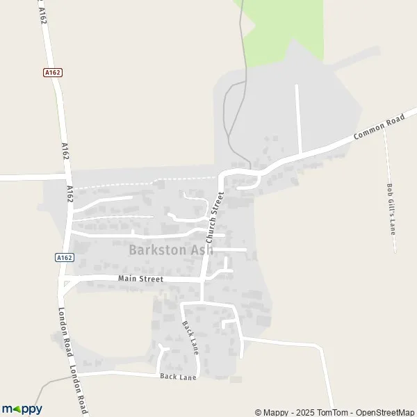 Map Barkston Ash: map of Barkston Ash (LS24 9) and practical information