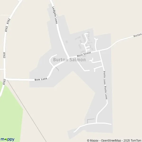 Map Burton Salmon: map of Burton Salmon (LS25 5) and practical information