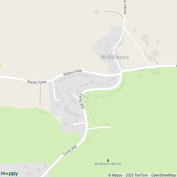 Map Middleton: map of Middleton (LS29 0) and practical information