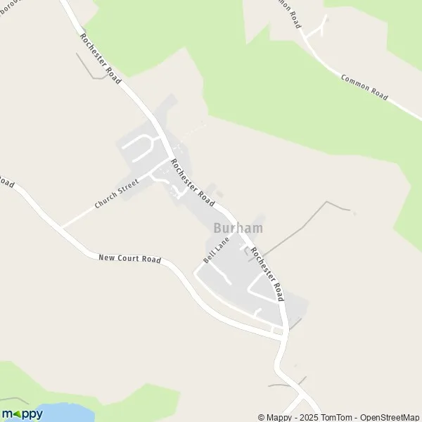 Map Burham: map of Burham (ME1 3) and practical information
