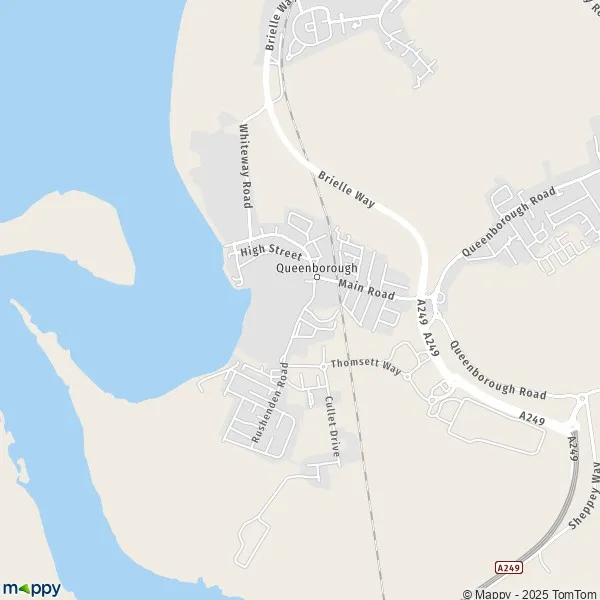 Map Queenborough: map of Queenborough (ME11 5) and practical information