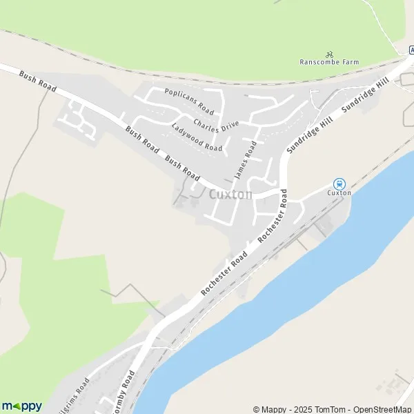 Map Cuxton: map of Cuxton (ME2 1) and practical information