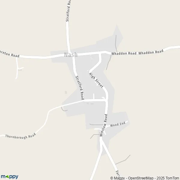 Map Nash: map of Nash (MK17 0) and practical information