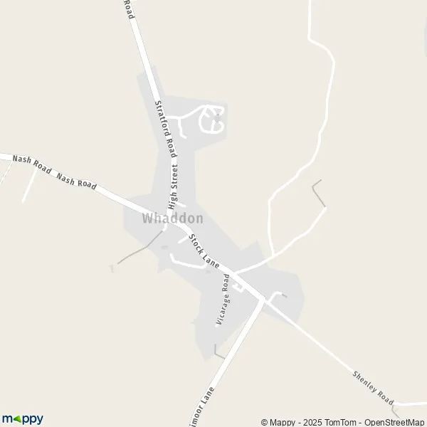 Map Whaddon: map of Whaddon (MK17 0) and practical information