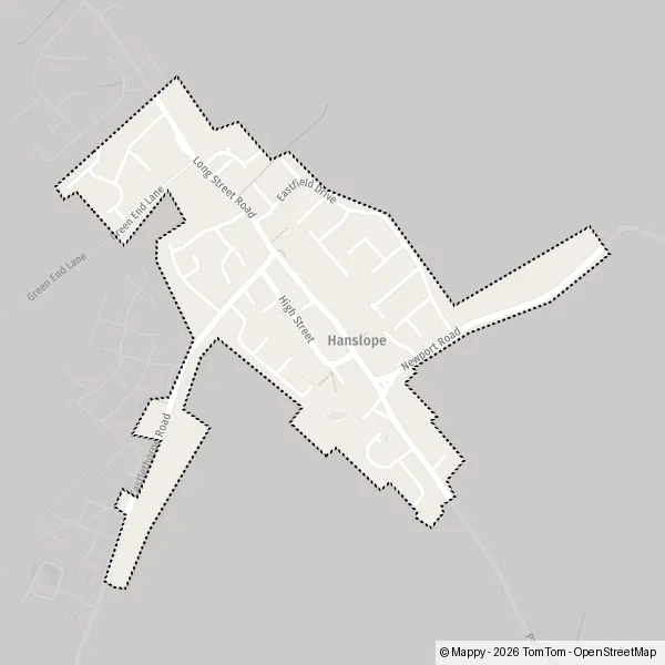 Map Hanslope: map of Hanslope (MK19 7) and practical information