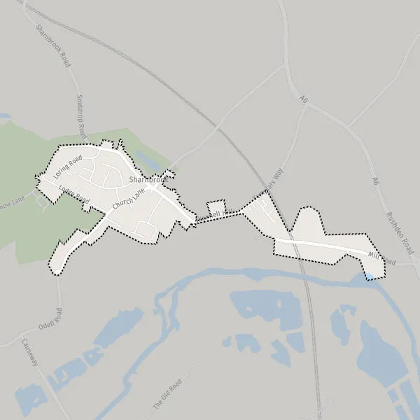 Map Sharnbrook: map of Sharnbrook (MK44 1) and practical information