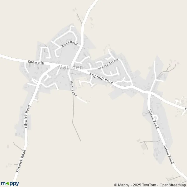 Map Maulden: map of Maulden (MK45 2) and practical information